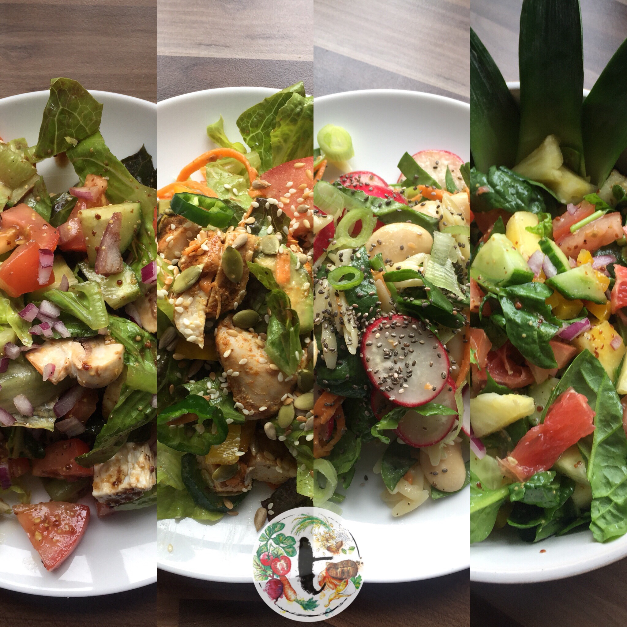 Creative salad ideas | Idées créatives de salade - trickynutrition.com